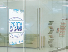 Porta poster luminoso